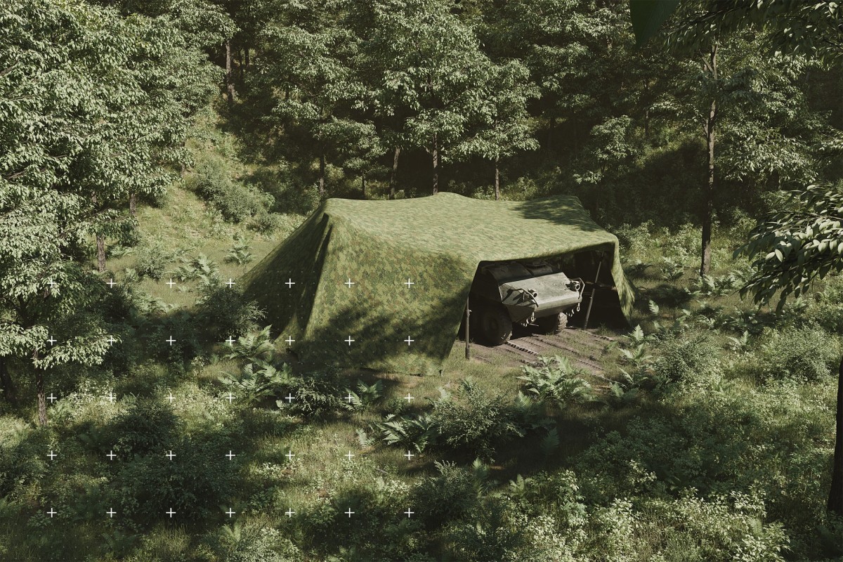 Multispectral camouflage nets